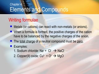 C04 elements and compounds | PPT