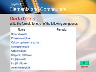 C04 elements and compounds | PPT