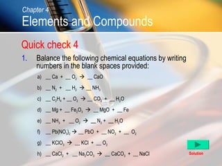 C04 elements and compounds | PPT