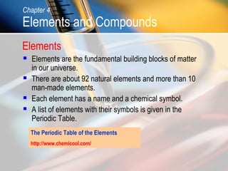 C04 elements and compounds | PPT