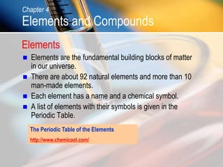 Elements and Compounds | PPT