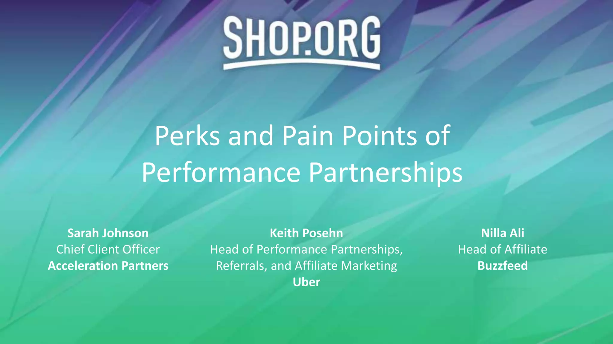 Perks and pain points of performance partnerships | PPTX | Marketing ...