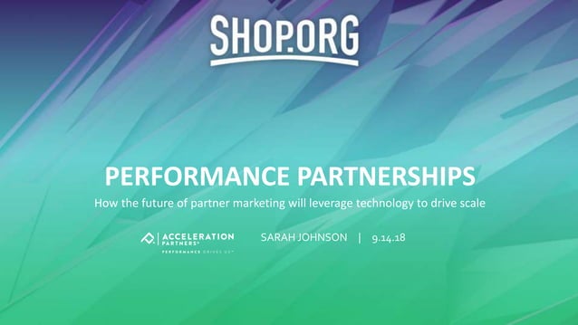 Perks and pain points of performance partnerships | PPT