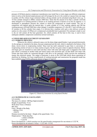Air Compression and Electricity Generation by Using Speed Breaker with ...
