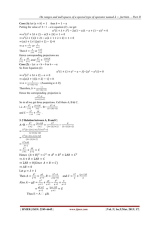 On ranges and null spaces of a special type of operator named 𝝀 − 𝒋𝒆𝒄𝒕𝒊𝒐𝒏. – Part II | PDF | Science