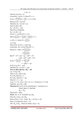 On ranges and null spaces of a special type of operator named 𝝀 − 𝒋𝒆𝒄𝒕𝒊𝒐𝒏. – Part II | PDF | Science