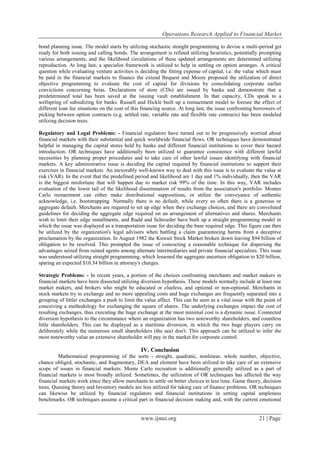 Operations Research Applied to Financial Market | PDF