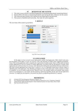 Offline and Online Bank Data Synchronization System | PDF | Cloud Computing | Internet