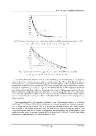 Heat and Mass Transfer Hydromagnetic Radiative Casson Fluid Flow over an Exponentially ...