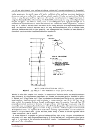 An efficient algorithm for ogee spillway discharge with partiallyopened ...