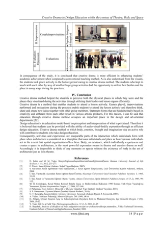 Creative Drama in Design Education within the context of Theatre, Body ...