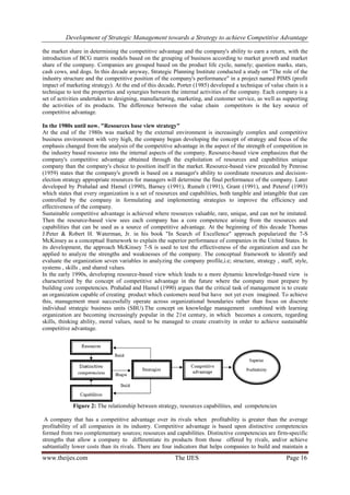 Development of Strategic Management towards a Strategy to achieve ...