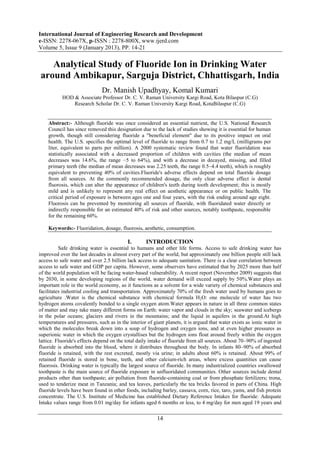 Welcome to International Journal of Engineering Research and ...