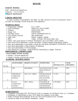 RAKESH_BEHERA_RESUME_N | PDF
