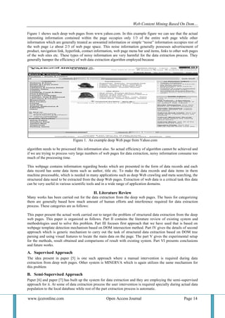 Web Content Mining Based on Dom Intersection and Visual Features Concept | PDF