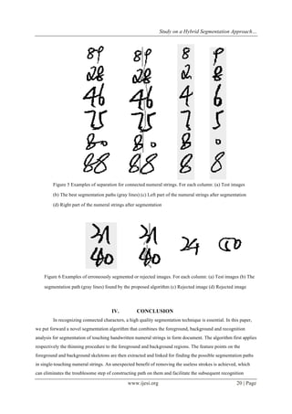 Study on a Hybrid Segmentation Approach for Handwritten Numeral Strings in Form Document | PDF ...