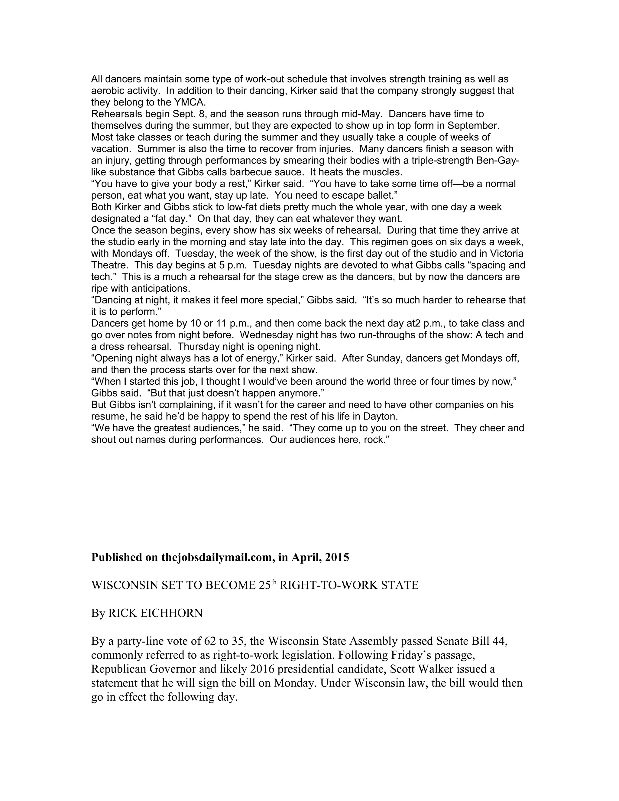 Writing samples | PDF