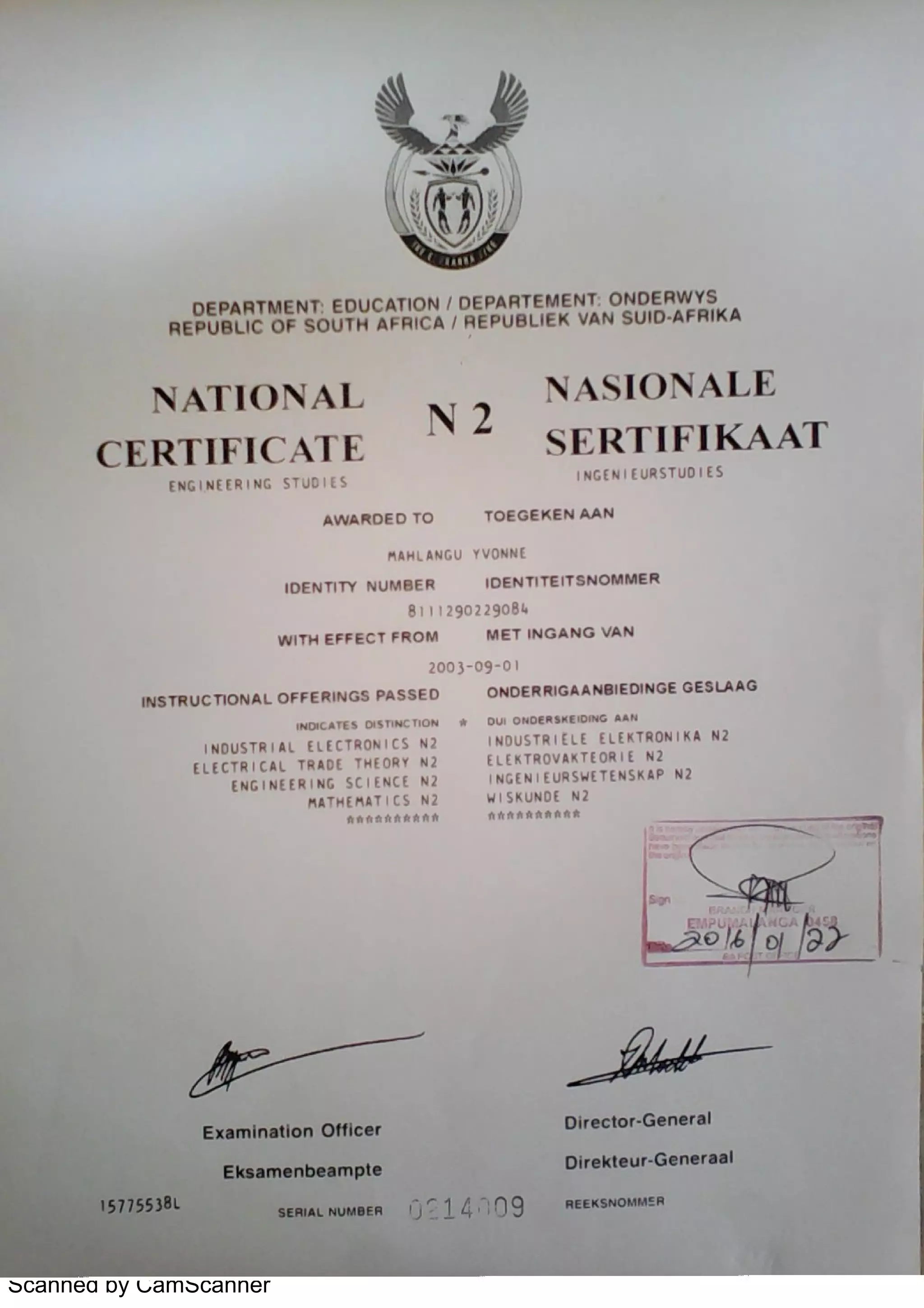 Electrical HC N2_1 | PDF