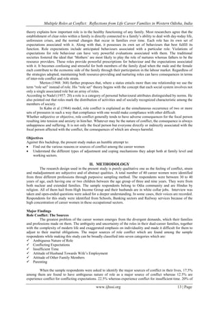 Multiple Roles at Conflict: Reflections from Life Career Families in ...