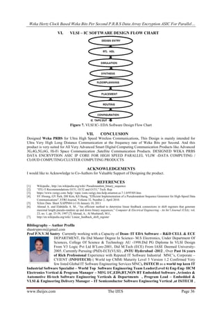 Weka Hertz Clock Based Weka Bits Per Second P.R.B.S Data Array Encryption A.S.I.C For Parallel ...