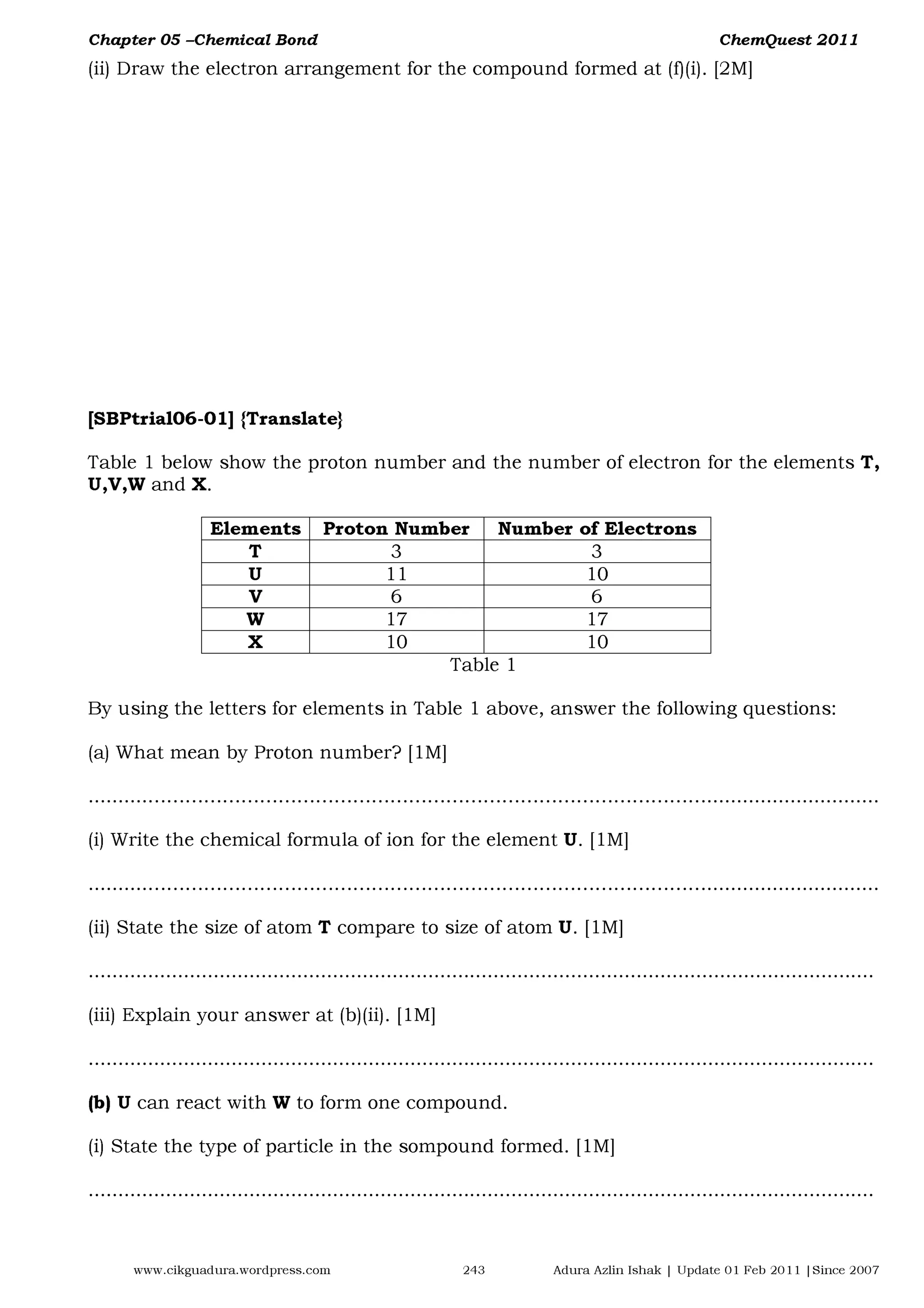 ChemQuest 2011-C05 | PDF