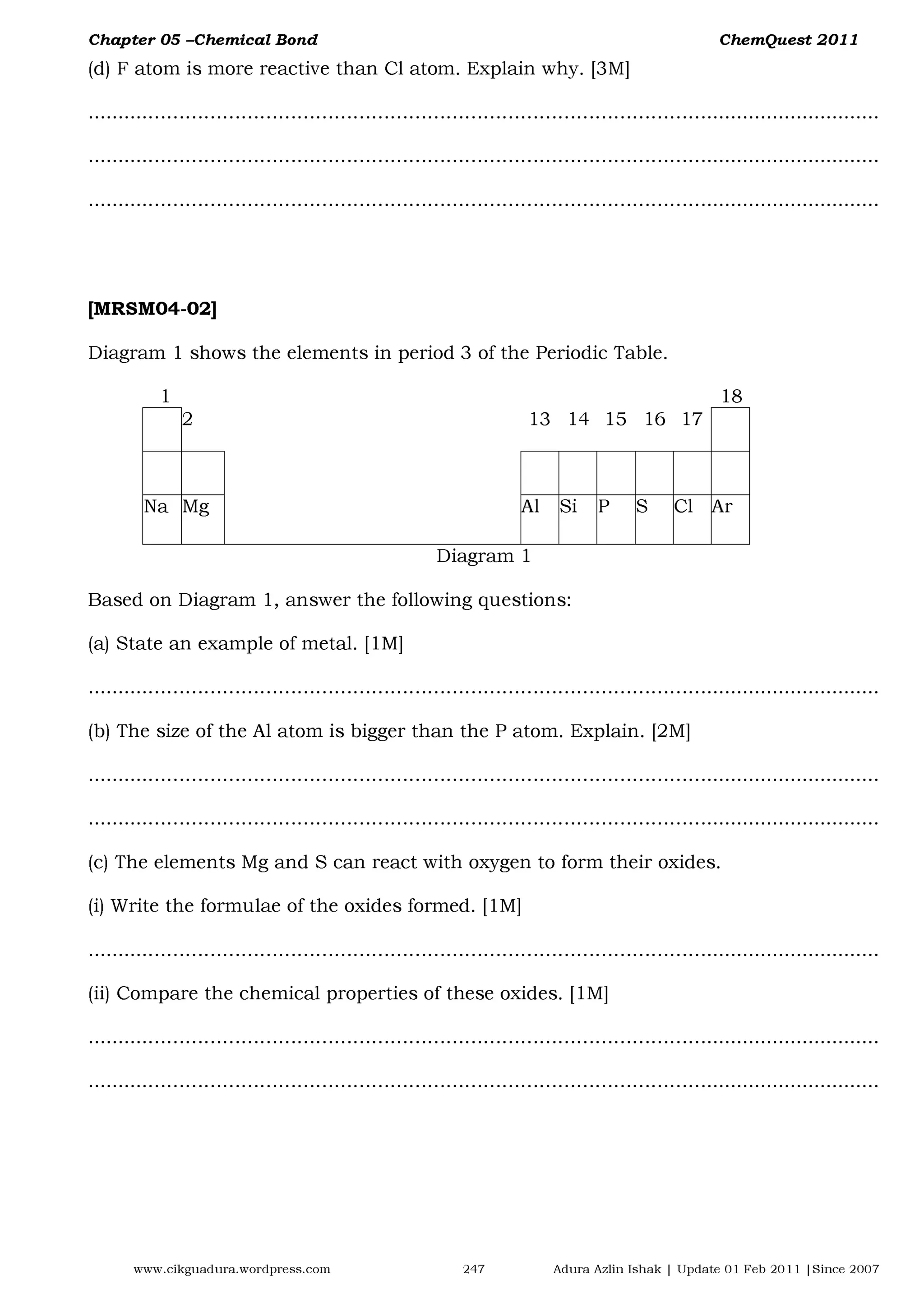 ChemQuest 2011-C05 | PDF