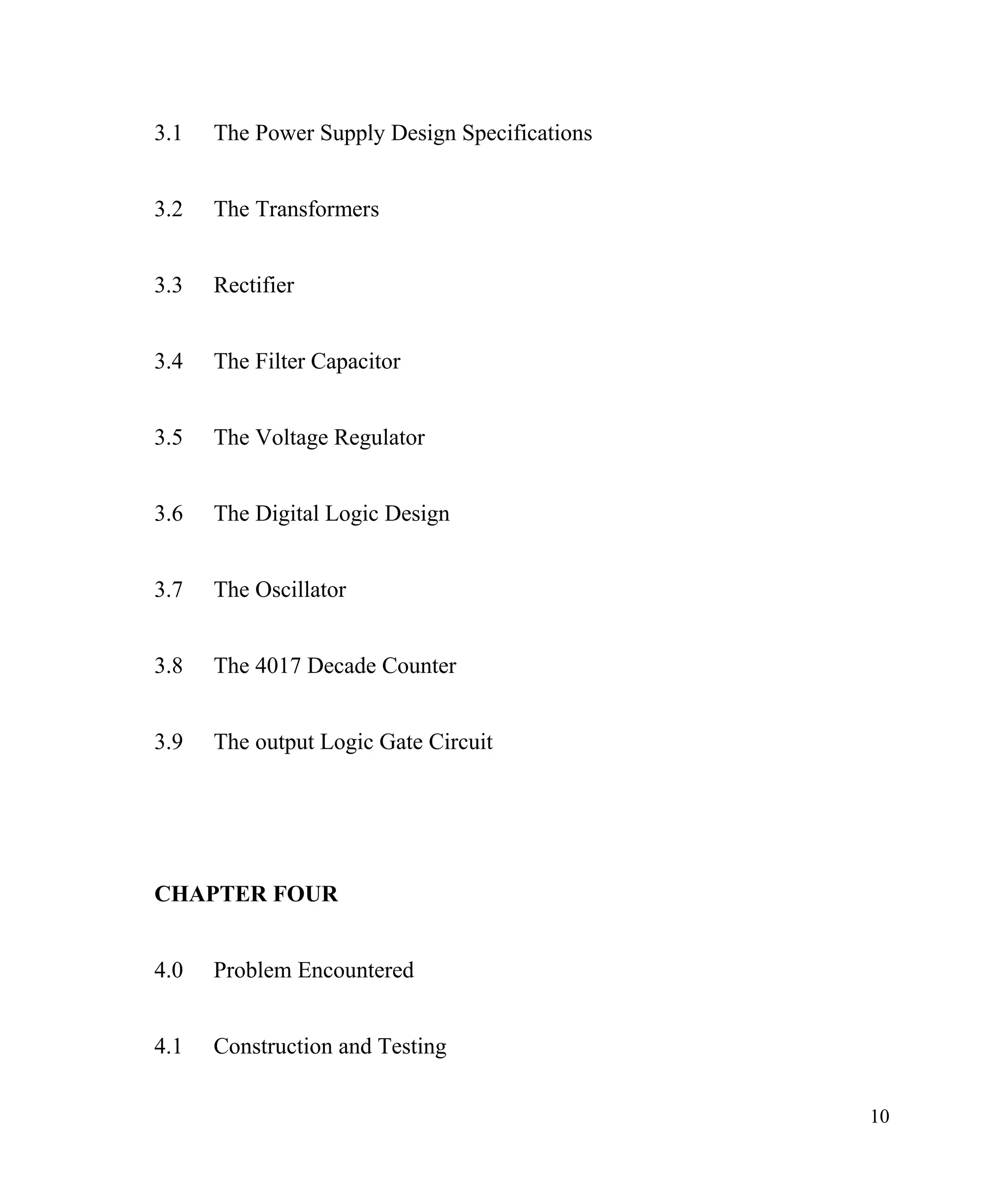 THE DESIGN AND IMPLEMENTATION OF A FOUR – WAY TRAFFIC LIGHT | DOC