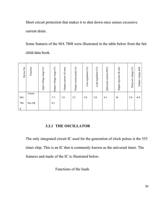 THE DESIGN AND IMPLEMENTATION OF A FOUR – WAY TRAFFIC LIGHT | DOC ...