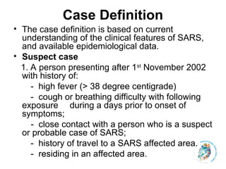 Severe Acute Respiratory Syndrome (SARS), Community Medicine.ppt