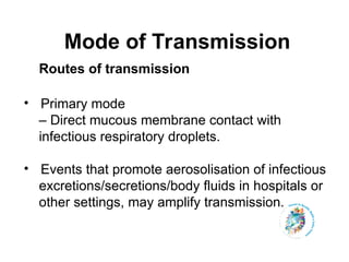 Severe Acute Respiratory Syndrome (SARS), Community Medicine.ppt