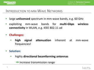 Smart mm-Wave Beam Steering Algorithm for Fast Link Re-Establishment ...