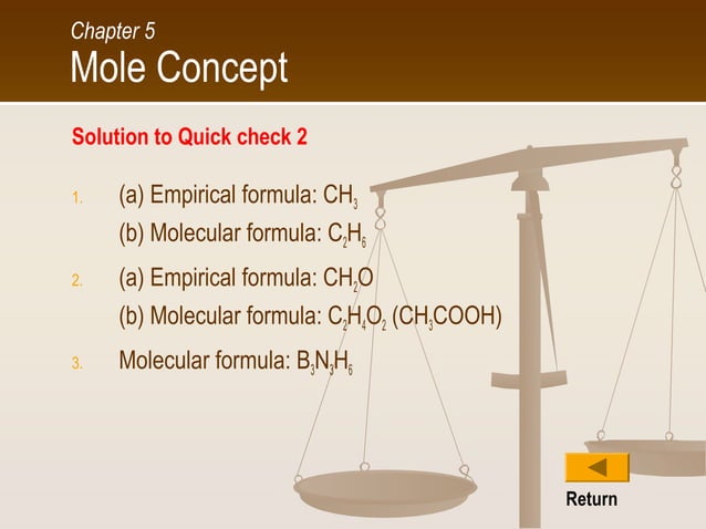 C05 the mole concept | PPT