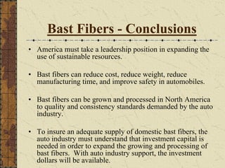 Bast fiber | PPT