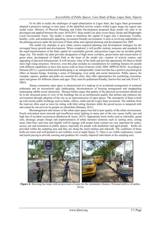 Accessibility of Public Spaces: Case Study of Ikeja, Lagos State, Nigeria | PDF