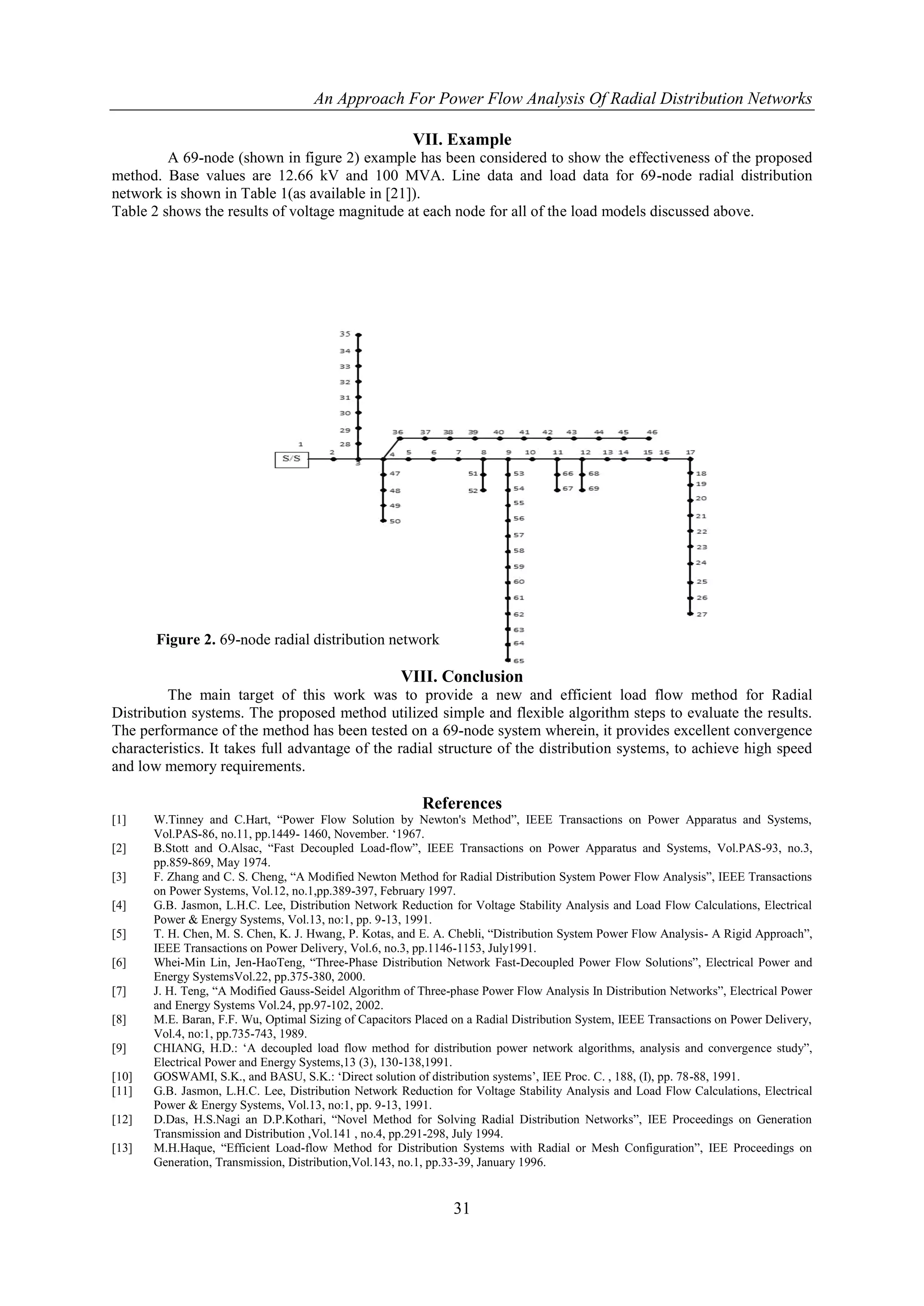 An Approach for Power Flow Analysis of Radial Distribution Networks | PDF