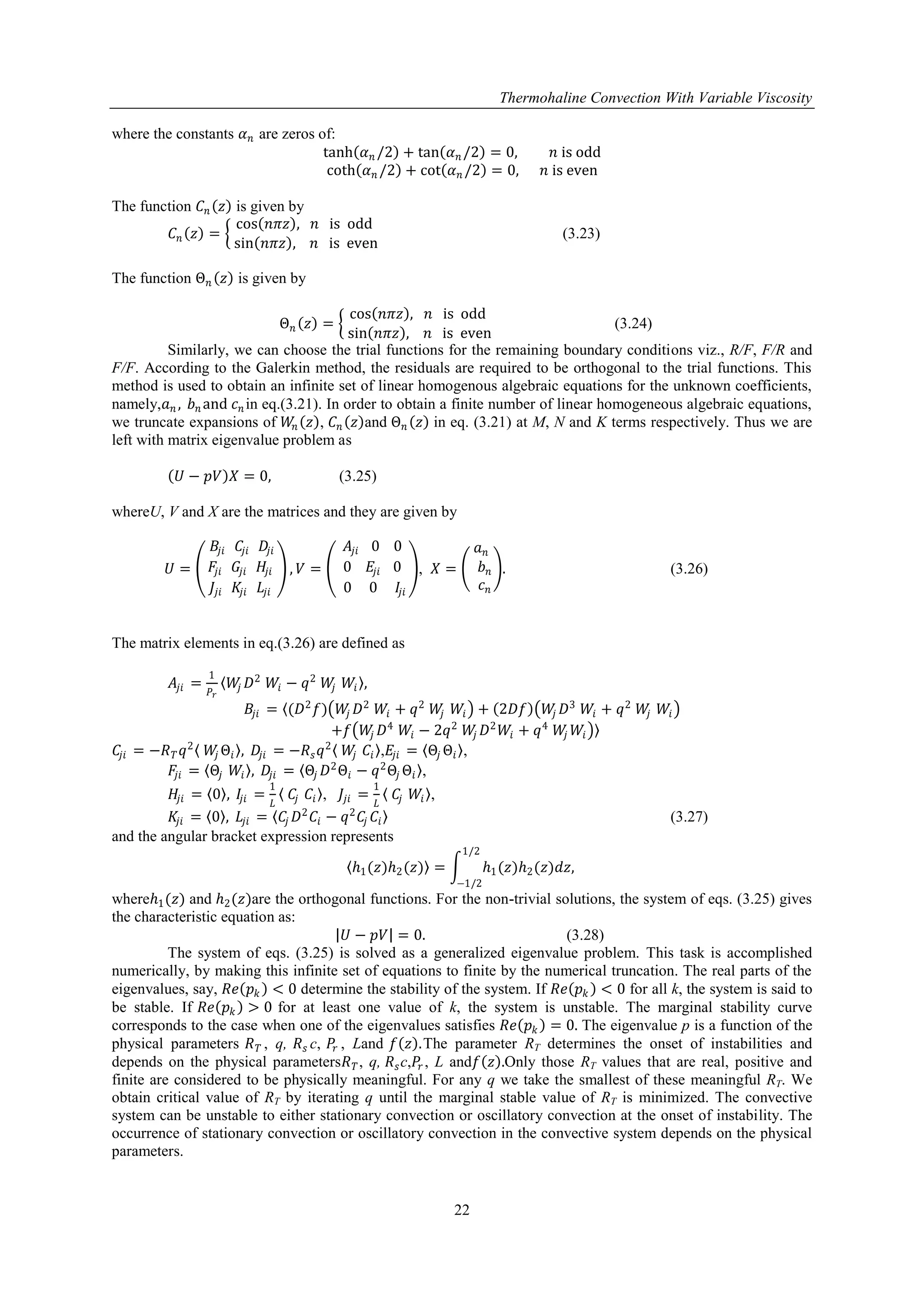 Thermohaline Convection With Variable Viscosity Pdf Physics Science
