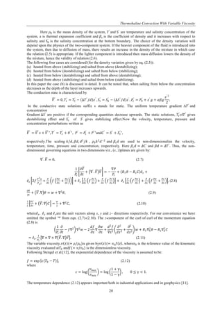 Thermohaline Convection With Variable Viscosity | PDF | Physics | Science