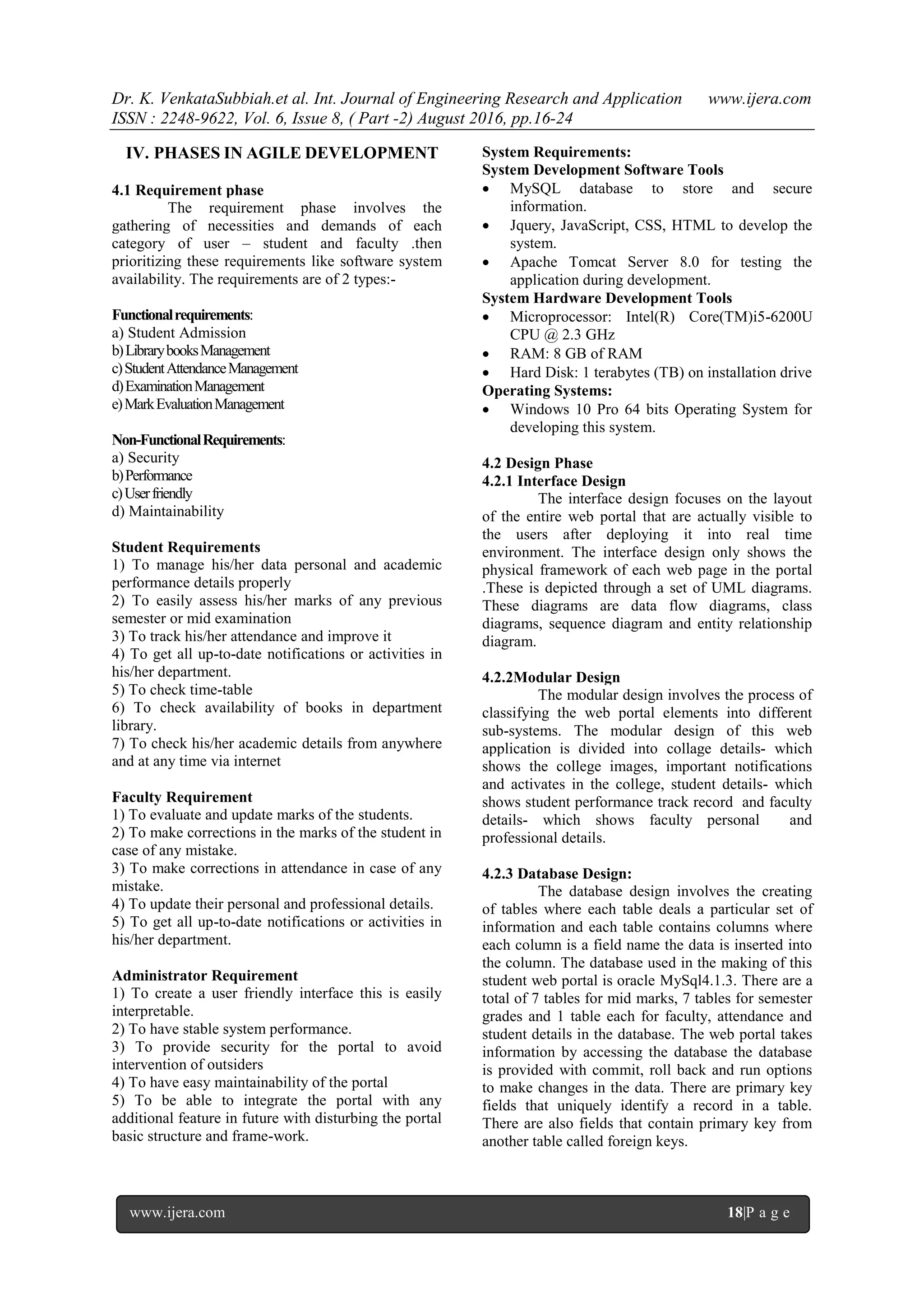 Development of a Student Database Management System for a University | PDF | Databases ...