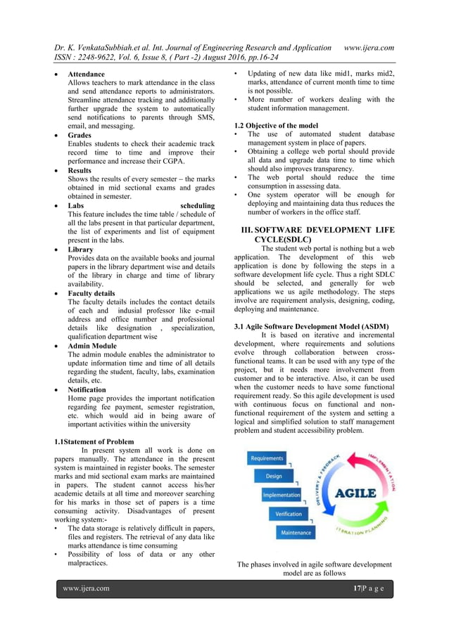 Development of a Student Database Management System for a University | PDF | Databases ...