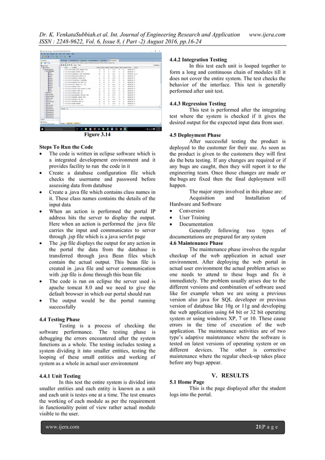 Development of a Student Database Management System for a University ...