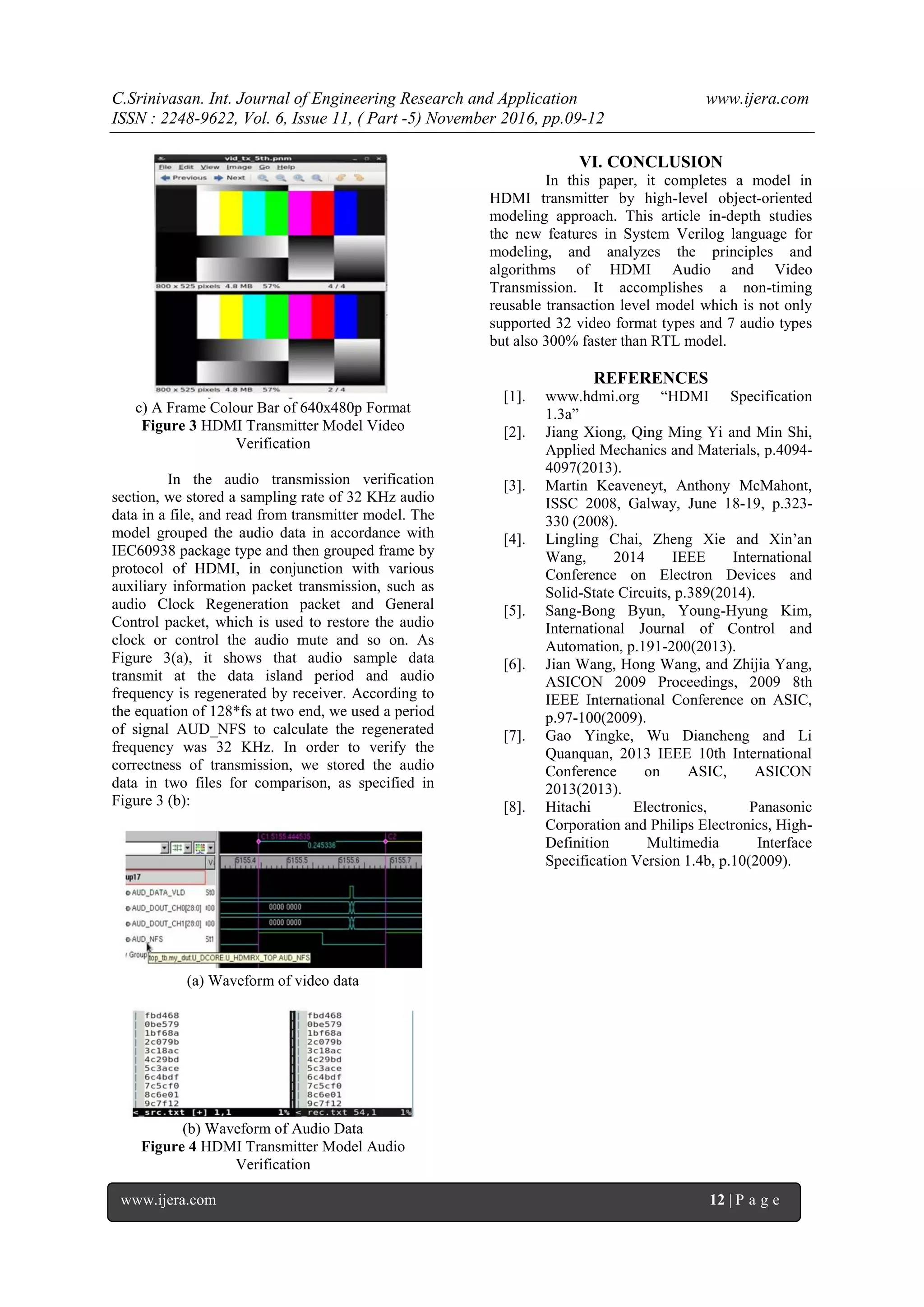 Design and Implementation of HDMI Transmitter | PDF