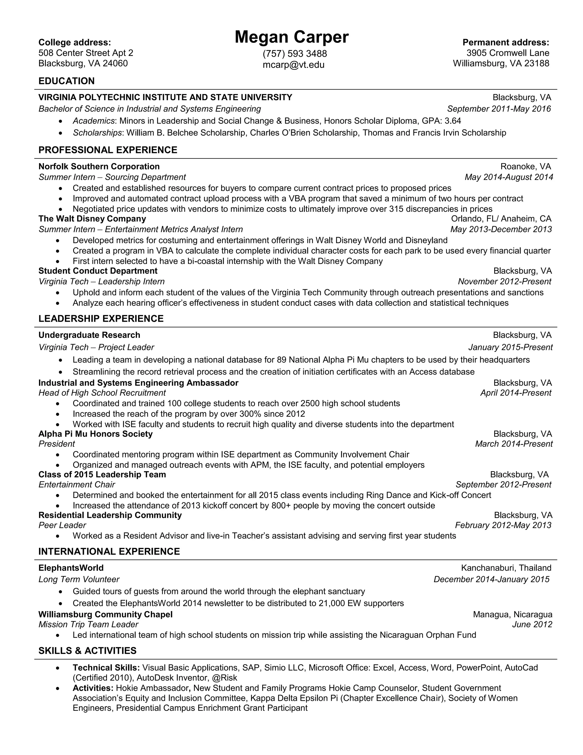 MEGAN CARPER RESUME_2015 | PDF