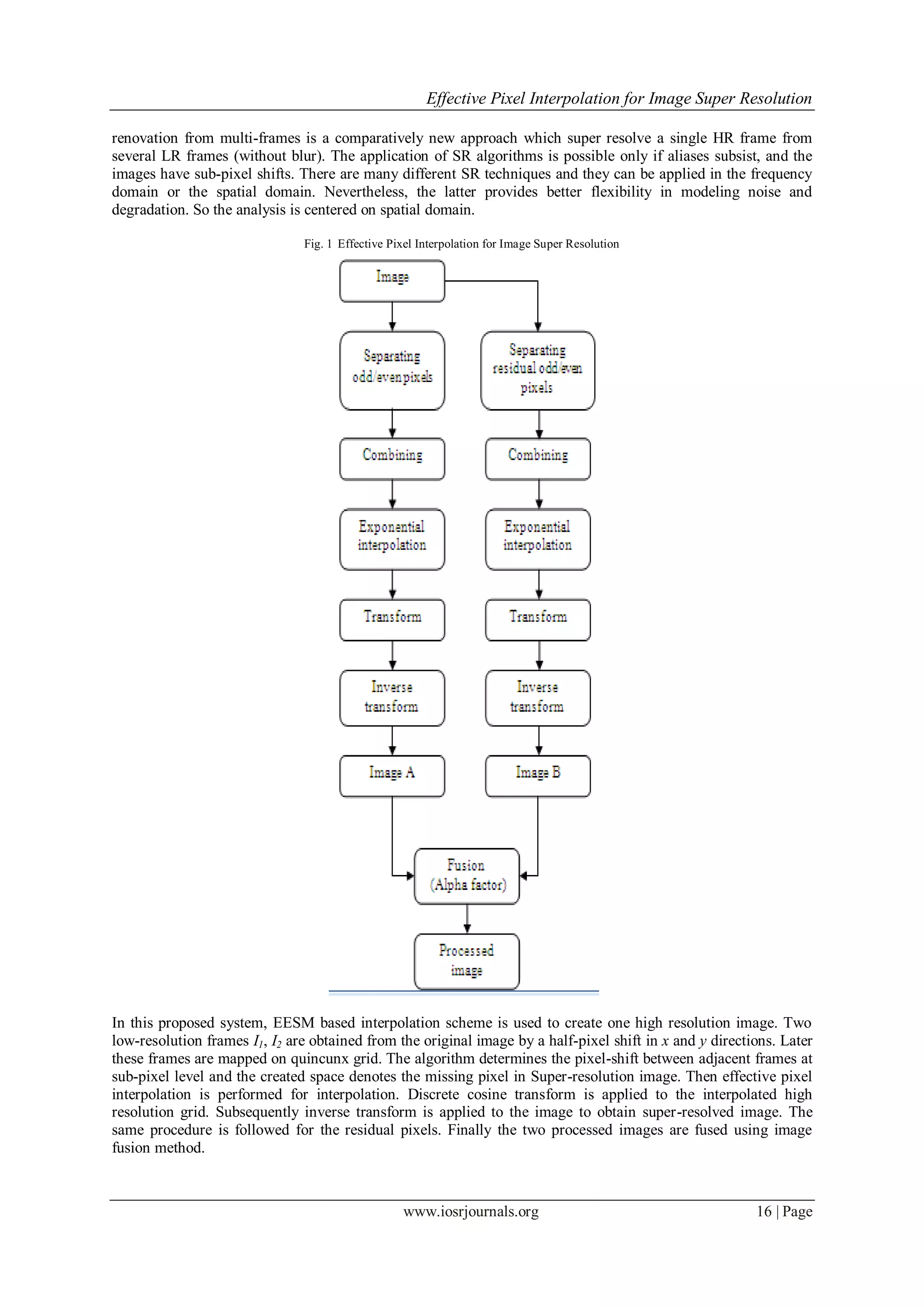 Effective Pixel Interpolation for Image Super Resolution | PDF | Photo ...