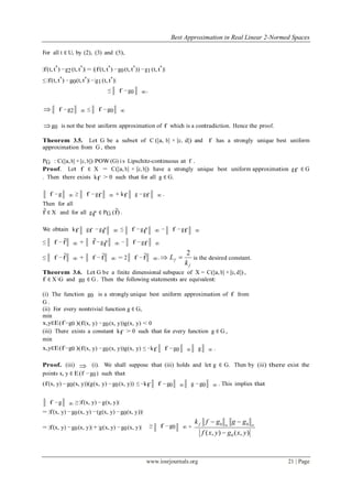 Best Approximation in Real Linear 2-Normed Spaces | PDF