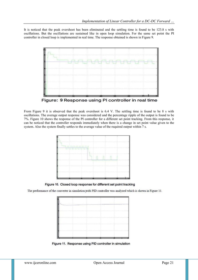 Implementation of Linear Controller for a DC-DC Forward Converter | PDF