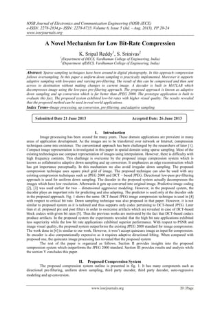 A Novel Mechanism for Low Bit-Rate Compression | PDF