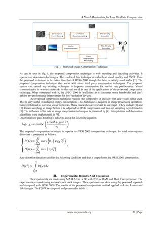 A Novel Mechanism for Low Bit-Rate Compression | PDF