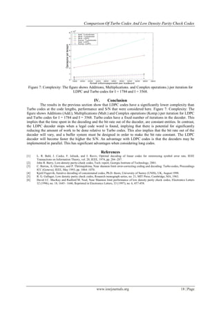 Comparison of Turbo Codes and Low Density Parity Check Codes | PDF