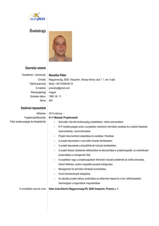 NevelősP_CV-hun | PDF