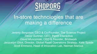 In-store technologies that are making a difference | PPTX | Retail ...